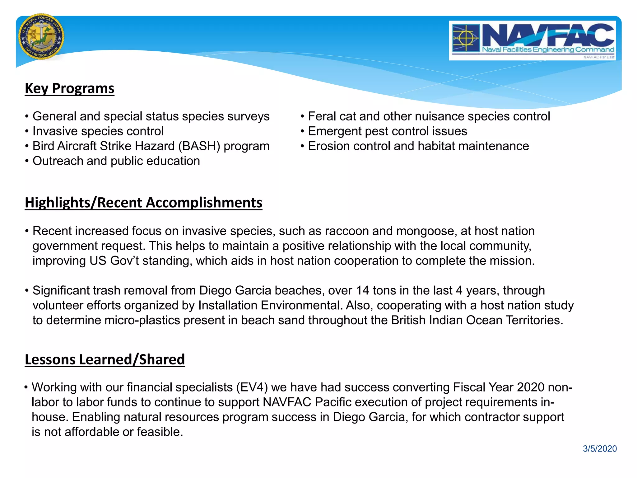 NAVFAC Far East | PDF