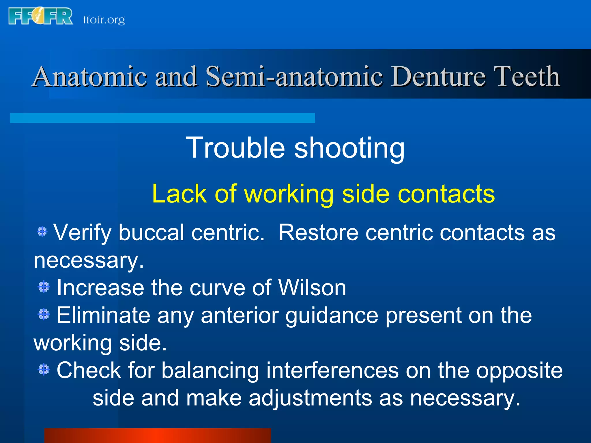 17.occlusal schemes anatomic and semiamatomic occlusion | PPT