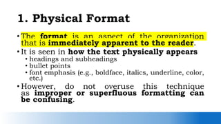 17 - Properties of Texts Organization in writing.pptx