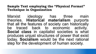 17 - Properties of Texts Organization in writing.pptx