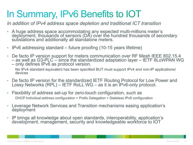 IoT Field Area Network Solutions & Integration of IPv6 Standards by Patrick Grossetete at ...