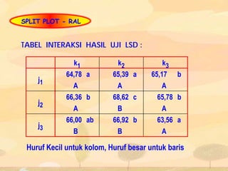 17 rancangan-petak-terbagi-split-plot | PDF