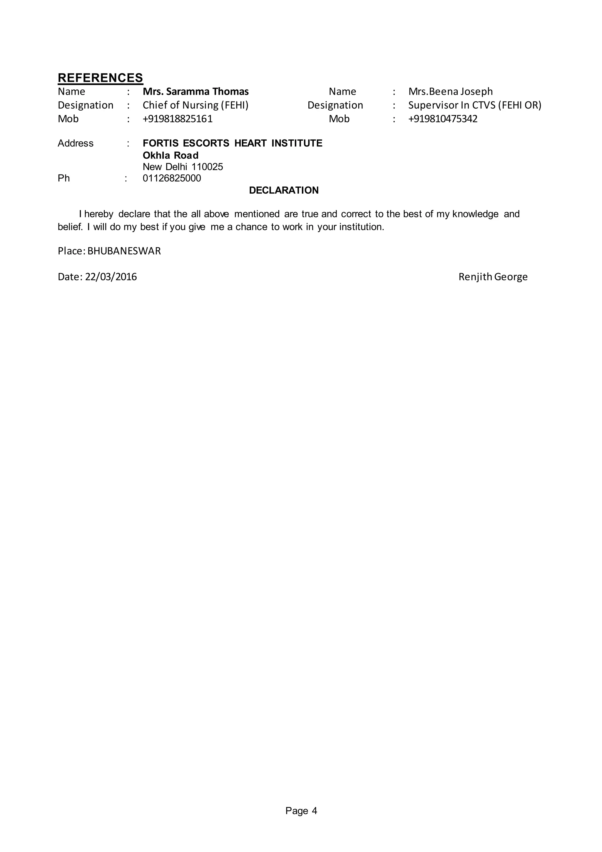 CARDIAC OPERATION ROOM NURSING INCHARGE | DOCX