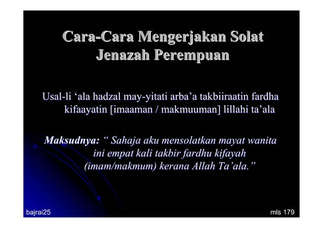17. solat jenazah | PPT