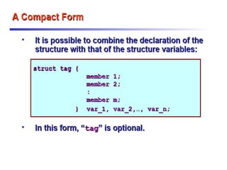 17 structure-and-union | PPTX