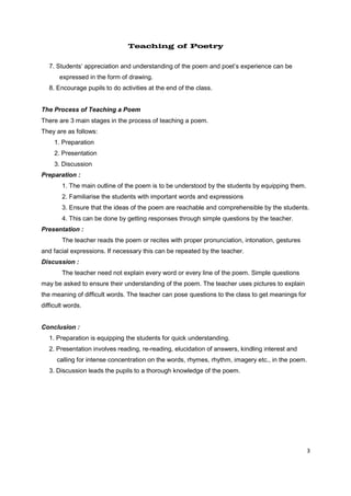 1 7 teaching-of-poetry | PDF