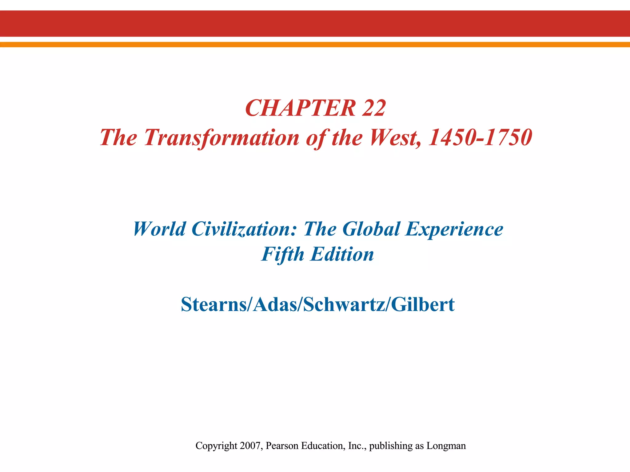 17. The Transformation of the West | PPT