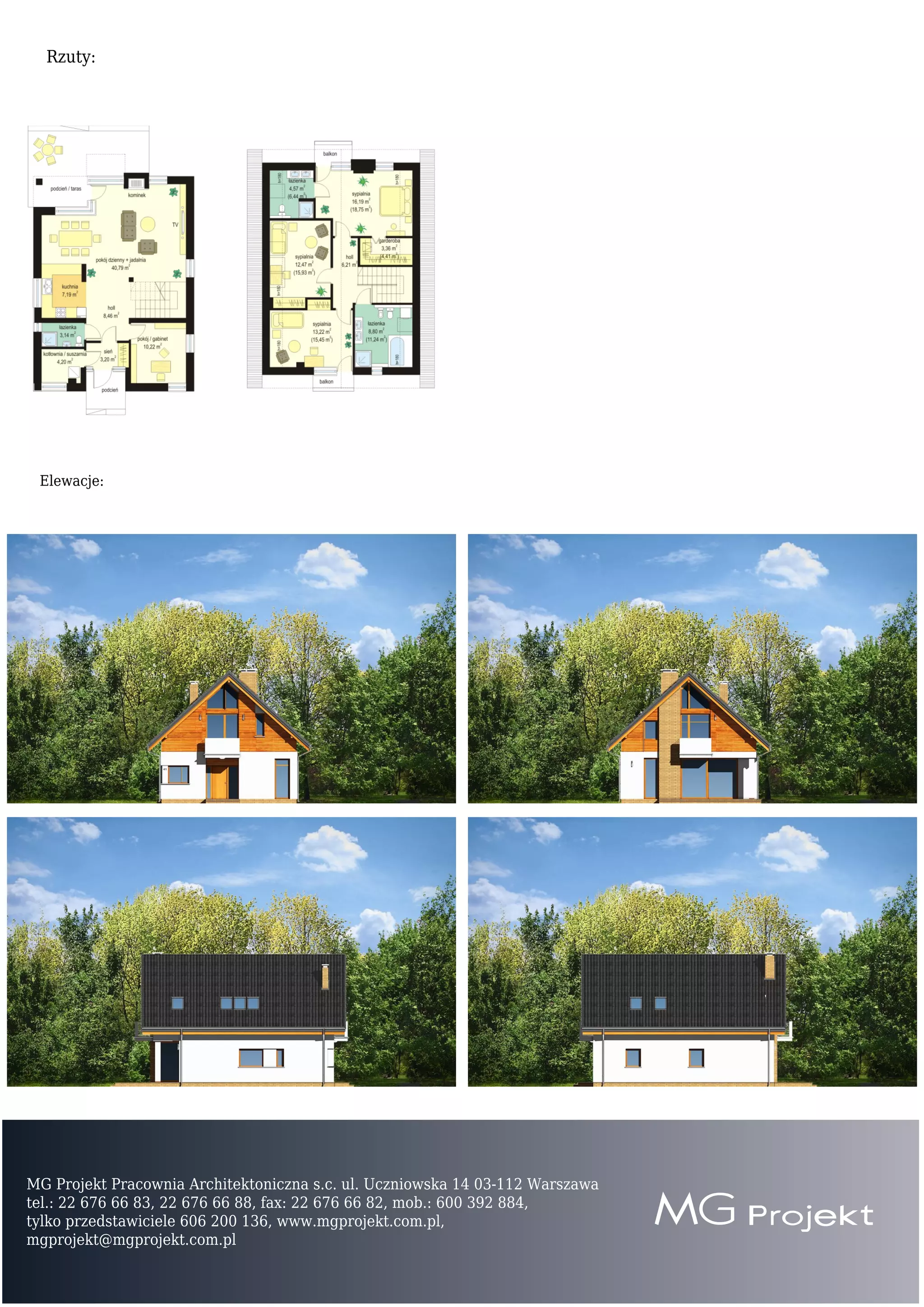 Projekt domu Prosty | PDF