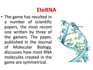 Eterna - Social gamification - Manu Melwin Joy | PPT