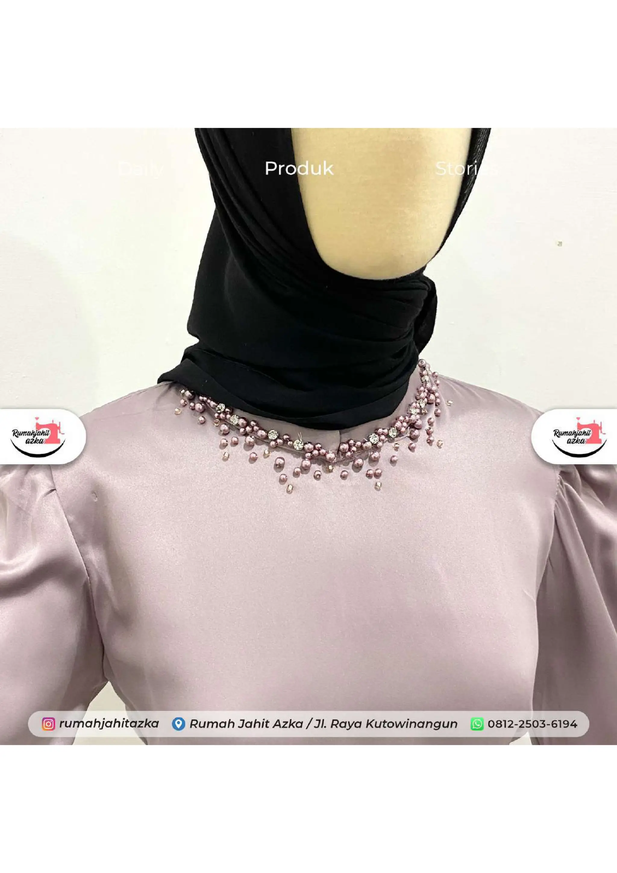 Simple Dress Payet Modern Hijab Rumah Jahit Azka | PDF