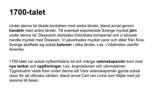 1700- och 1800-talet | PDF