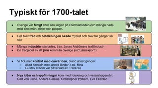 1700- och 1800-talet | PDF