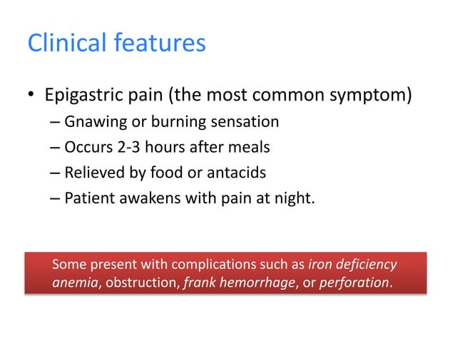 peptic ulcer management and Treatment ppt | PPT
