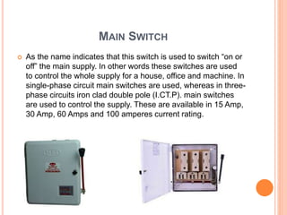 electrical accessories | PPTX