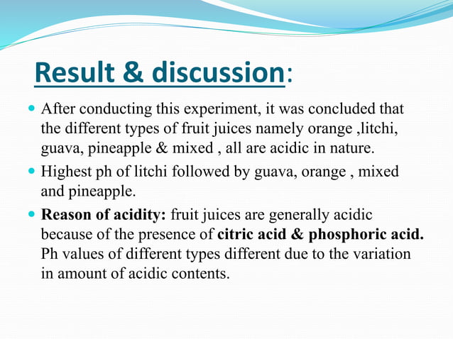 ANALYSIS OF ASCORBIC ACID , PH, VISCOSITY & ABSORBANCE IN PACKAGED ...