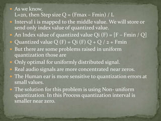 Pulse code modulation (PCM) | PPTX