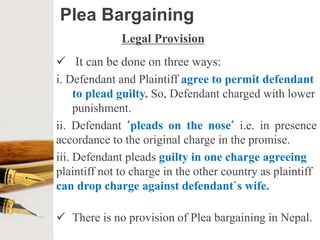 Plea Bargaining and Selection of Jurors - Presentation by Prajwal Bhattarai | PPTX
