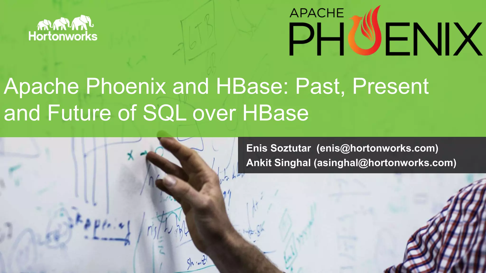 Apache Phoenix And Hbase Past Present And Future Of Sql Over Hbase Ppt 