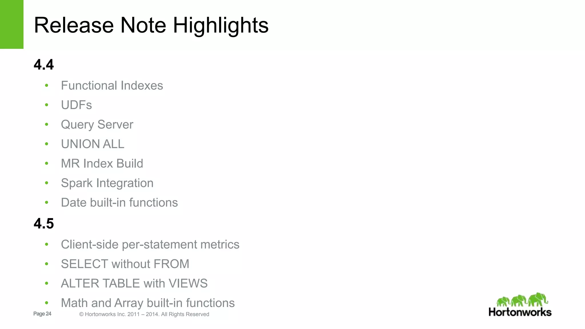 Apache Phoenix and HBase: Past, Present and Future of SQL over HBase | PPT