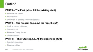 Apache Phoenix and HBase: Past, Present and Future of SQL over HBase | PPT