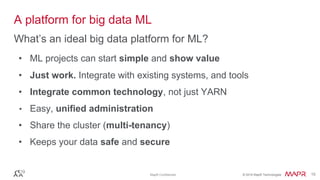 Real-World Machine Learning - Leverage the Features of MapR Converged ...
