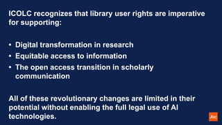 UKSG 2025 - Lightning session: The right to use AI : protecting and ...