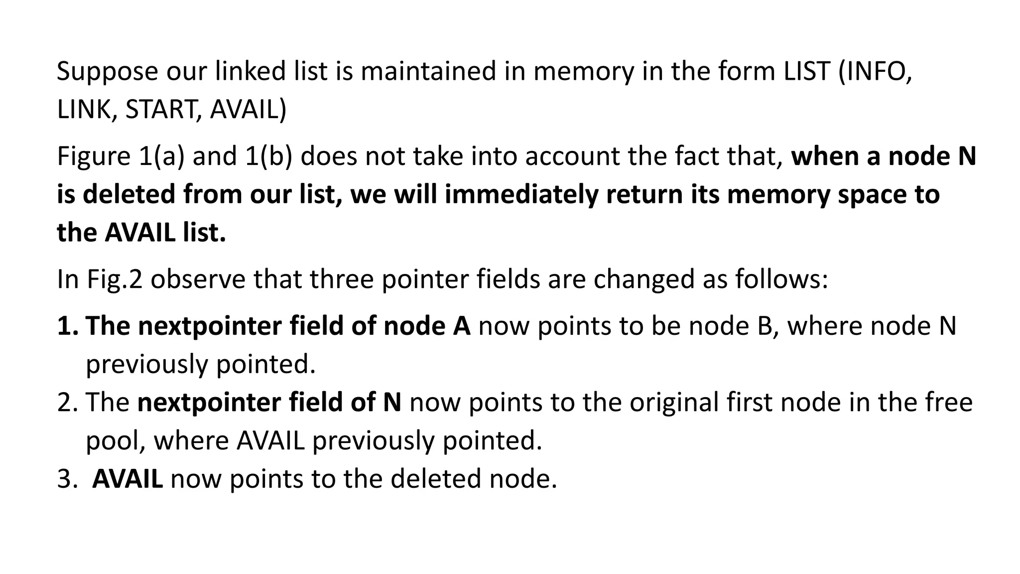 Deletion From A Linked List Pptx