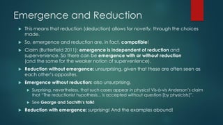 Emergence and Reduction in Physics | PPT