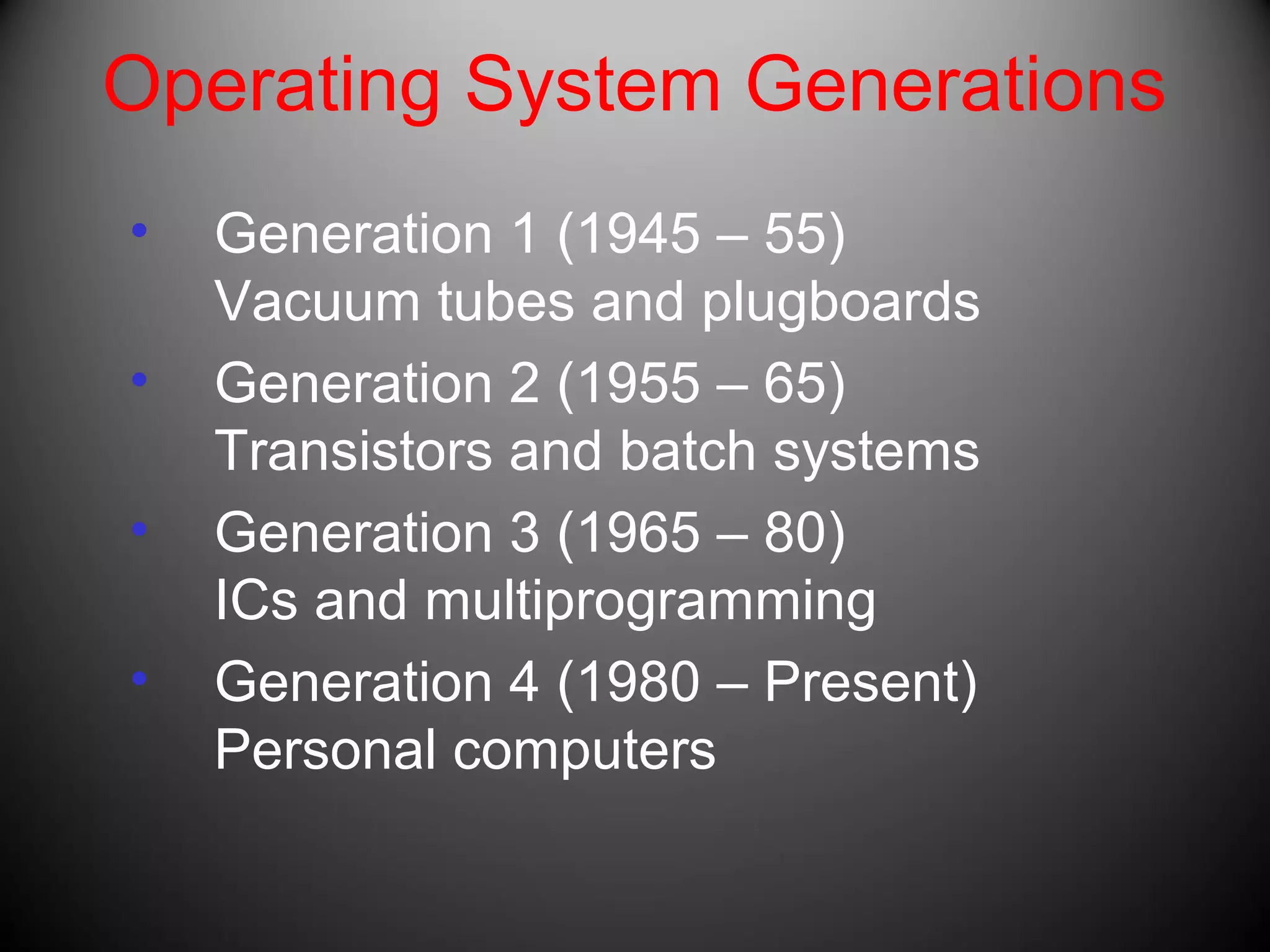 OPERATING SYSTEMS DESIGN AND IMPLEMENTATION | PPT OPERATING SYSTEMS DESIGN AND IMPLEMENTATION | PPT