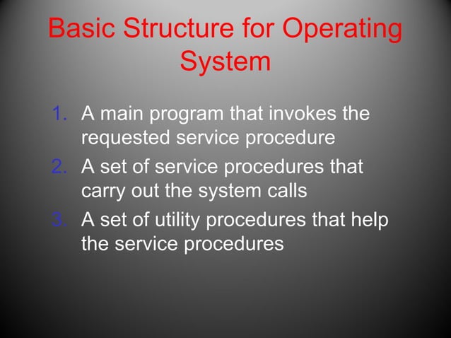 Operating Systems Design And Implementation Ppt Operating Systems Computer Software And