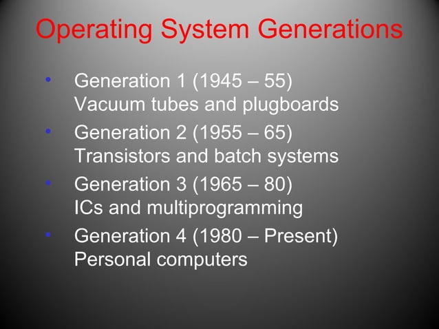 Operating Systems Design And Implementation