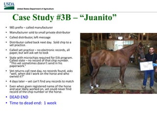 Dr. Angela Pelzel-McCluskey - Traceability of Equine Microchips | PPTX