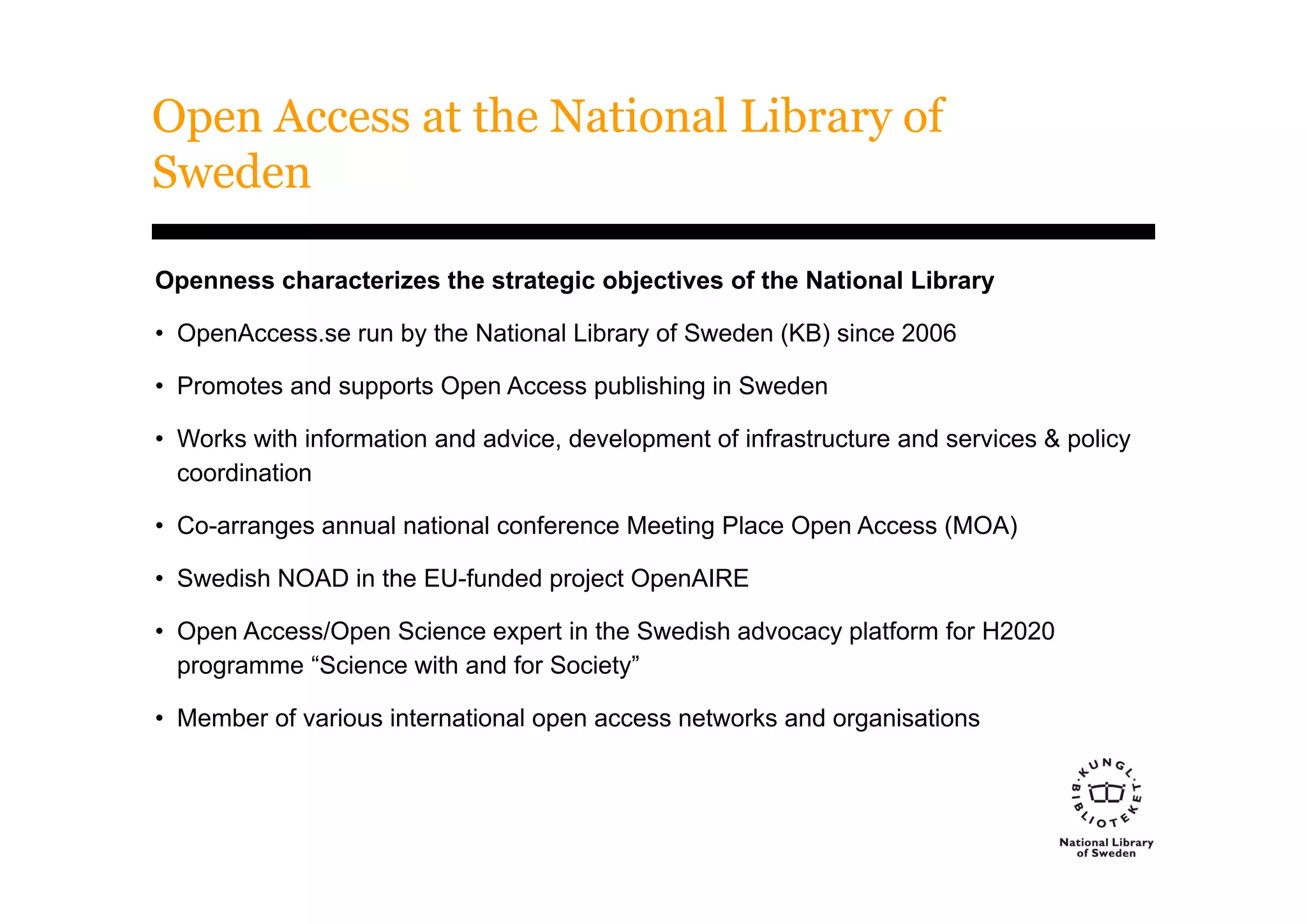 Opportunities In Open Science Ppt
