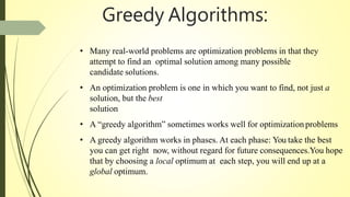 Fractional Knapsack Problem | PPTX