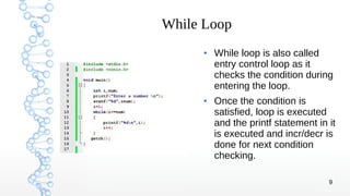 170120107074 looping statements and nesting of loop statements | PPT ...