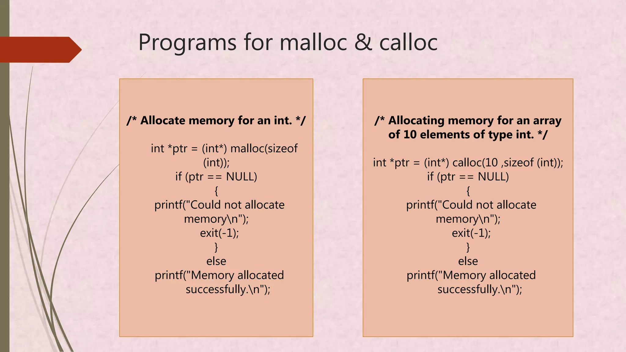 Dynamic memory allocation | PPT Dynamic memory allocation | PPT