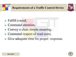Traffic control Devices | PPTX