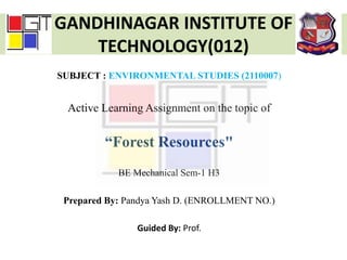 Forest Resources | PPTX