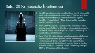 Kriptoloji-Dersi-Salsa20-Sunumu | PPT