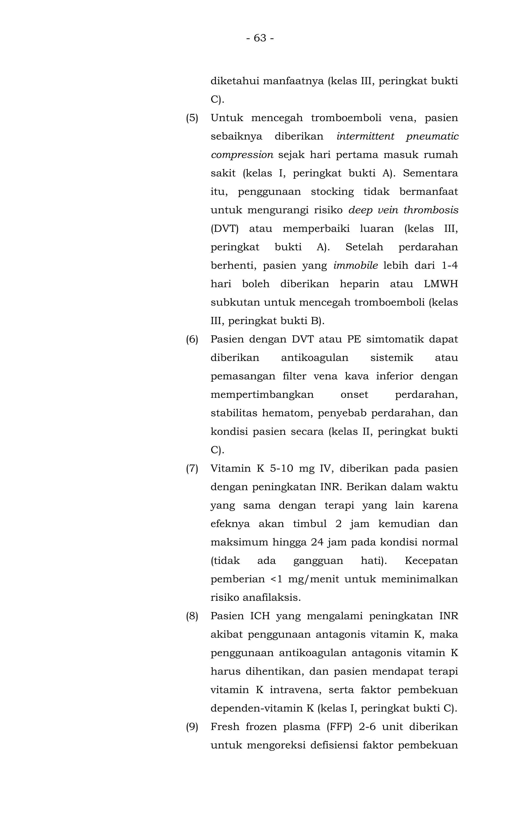 tatalaksana stroke - Panduan Pedoman kemenkes | PDF