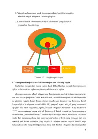 konsep region dan aplikasi regionalisasi | PDF