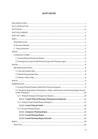 konsep region dan aplikasi regionalisasi | PDF