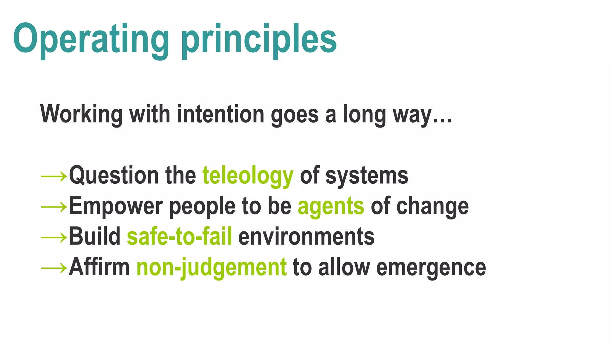 Designing systemic change | PPT