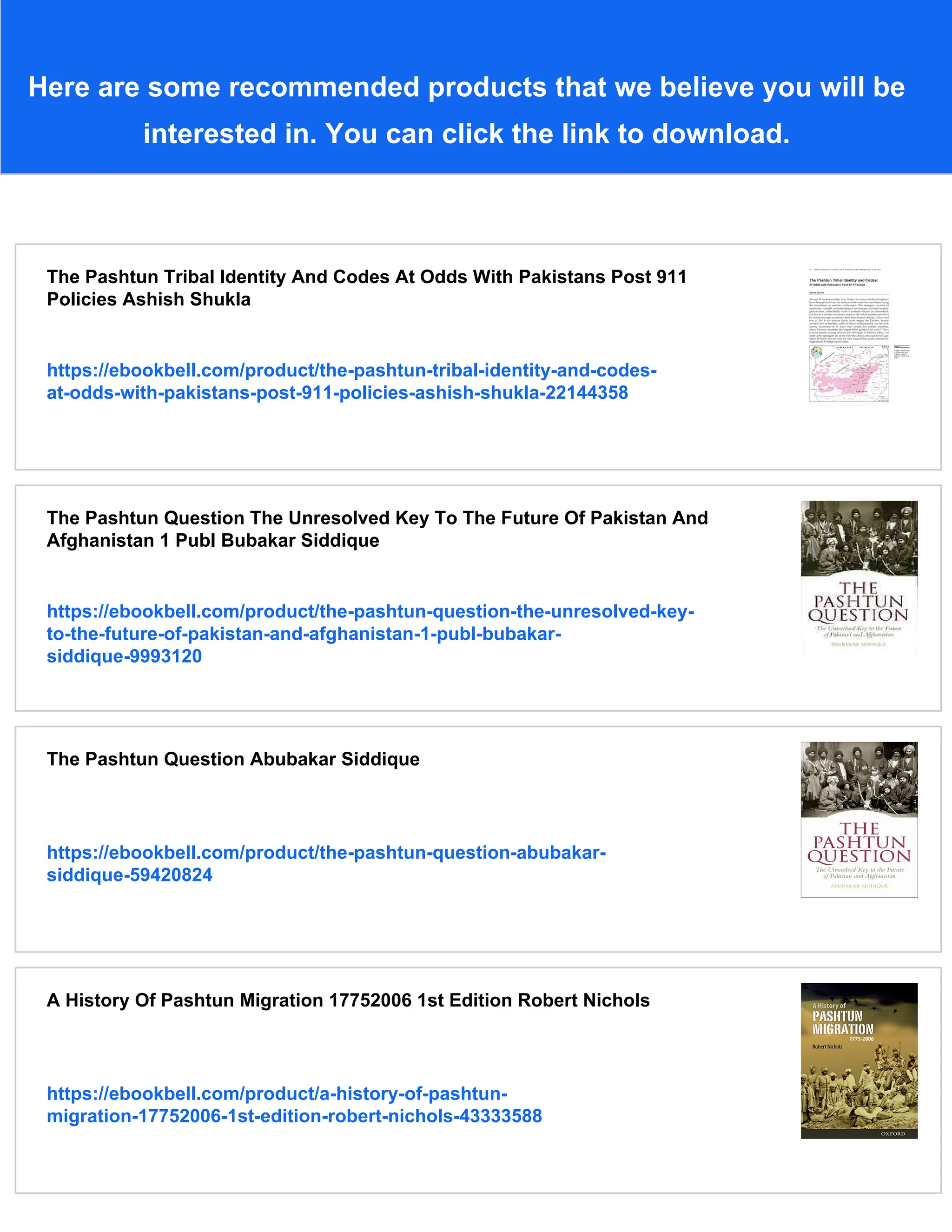 Pashtun Identity And Geopolitics In Southwest Asia Pakistan And Afghanistan Since 911 Iftikhar H ...