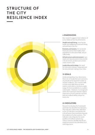 City Resilience Index - ARUP | PDF