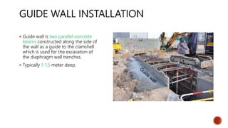 Diaphragm Wall | PPTX