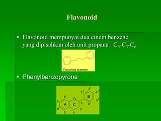 Kimias bahan alam flavonoid kumarin tanin | PPT