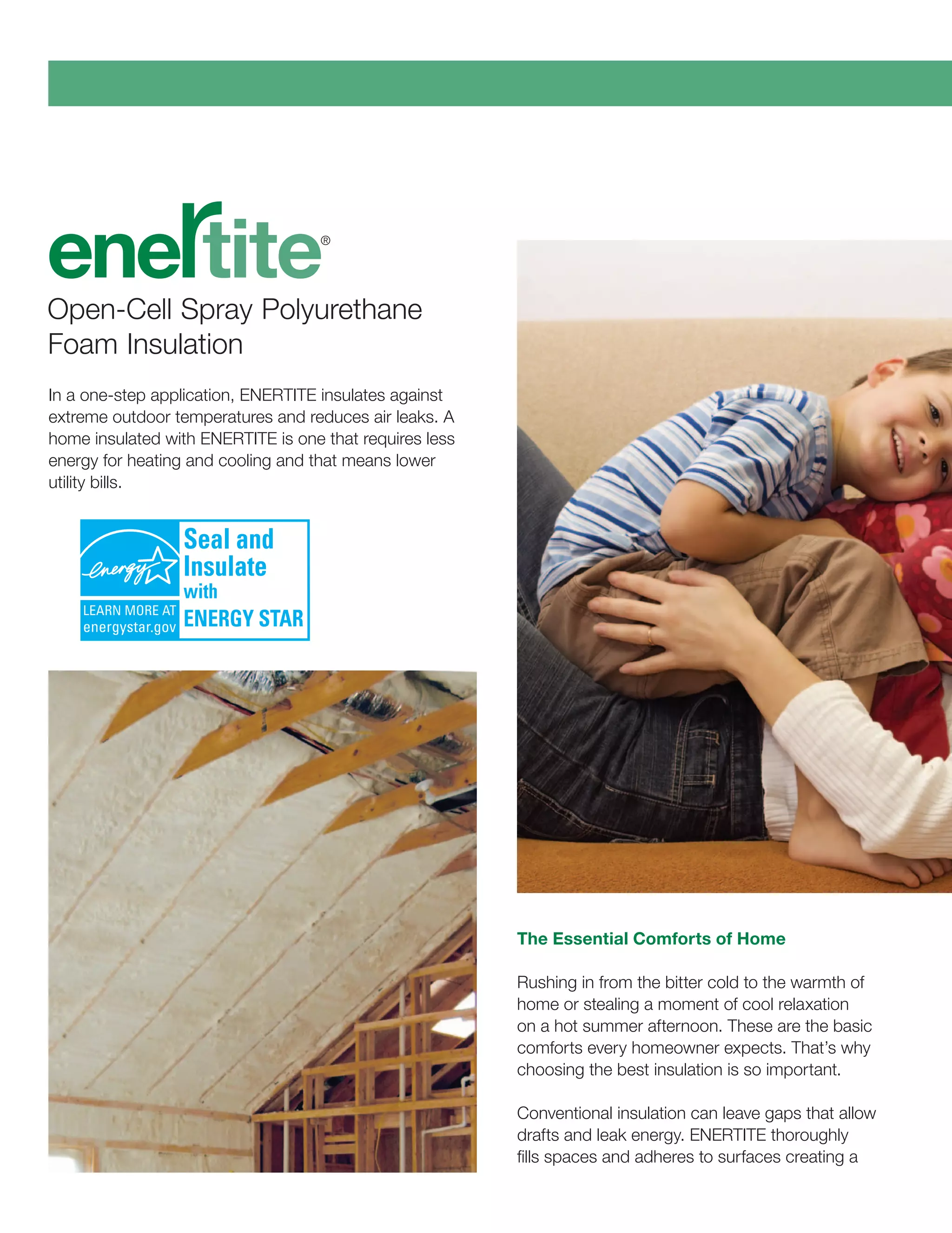 Open-Cell Spray Polyurethane Foam Insulation Brochure | PDF