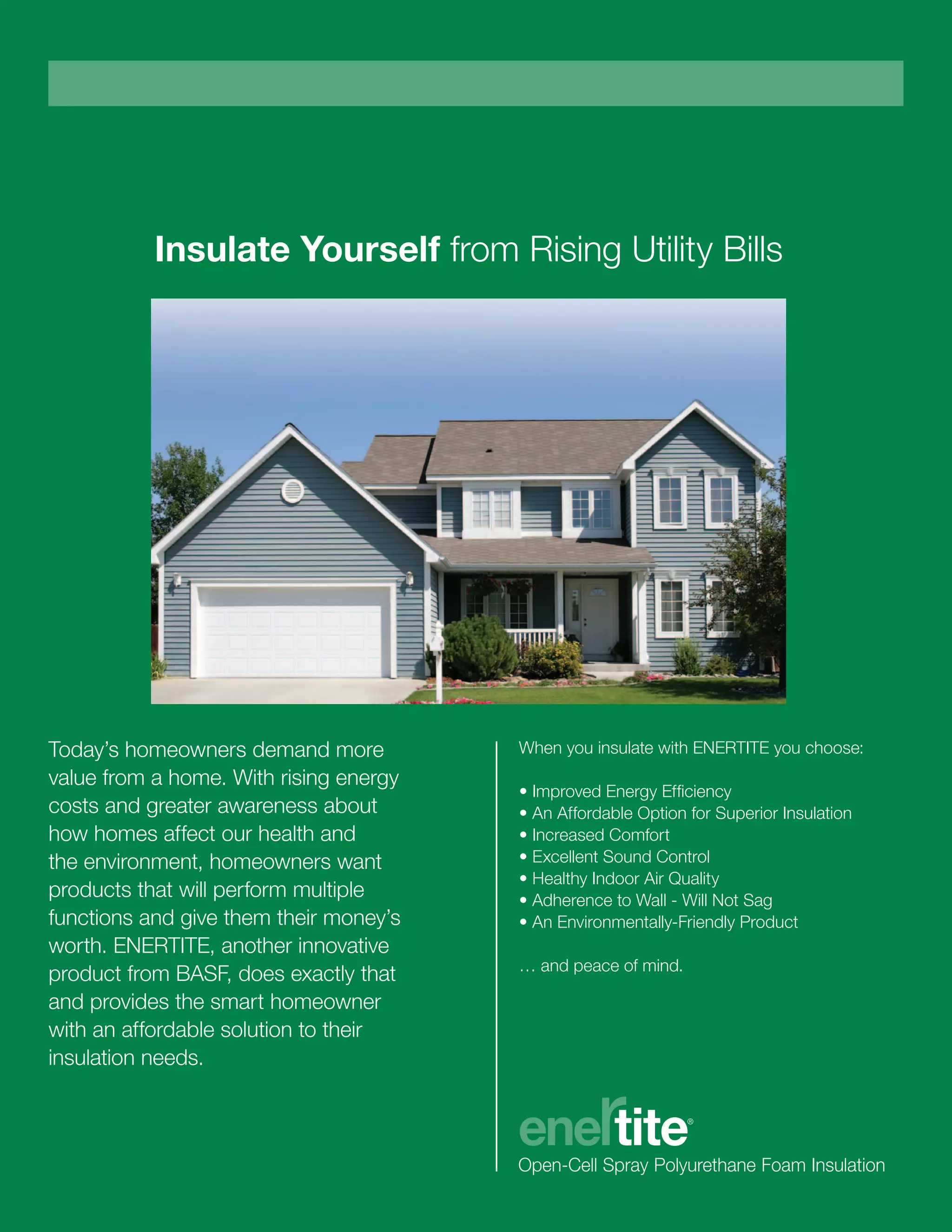 Open-Cell Spray Polyurethane Foam Insulation Brochure | PDF