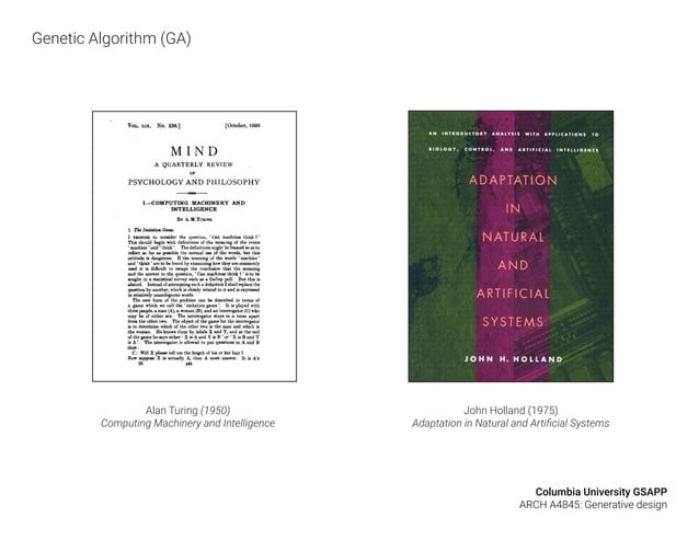 SP18 Generative Design - Week 8 - Optimization | PPT